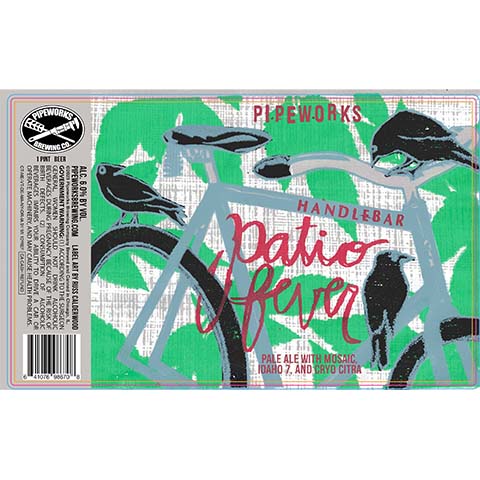 Pipeworks Patio Fever Pale Ale – CraftShack - Buy craft beer online.