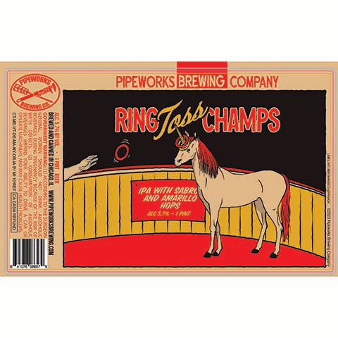 Pipeworks Ring Toss Champs IPA – CraftShack - Buy craft beer online.