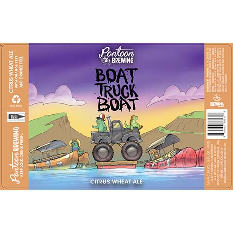 Pontoon Boat Truck Boat Wheat – CraftShack - Buy craft beer online.