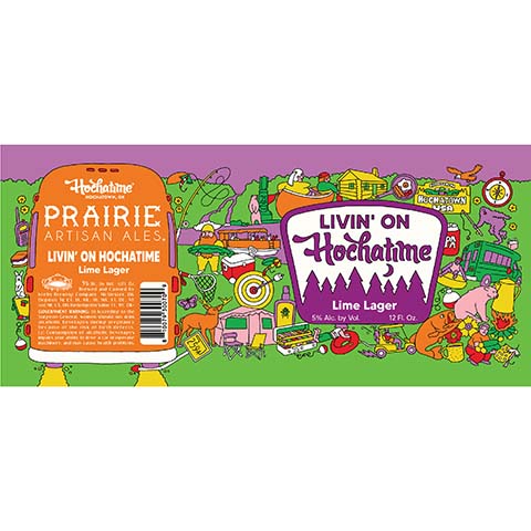 Prairie Livin' On Hochatime Lime Lager – CraftShack - Buy craft beer ...