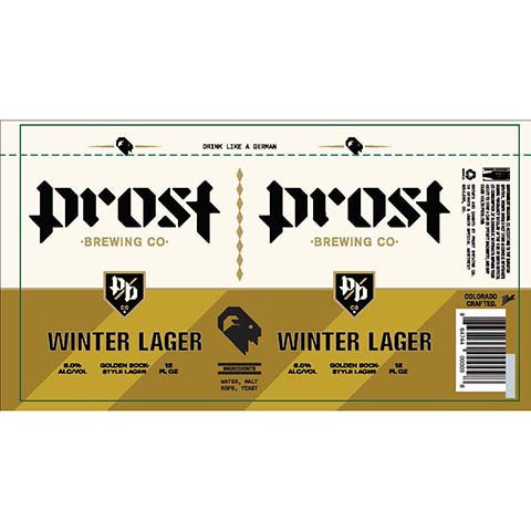 Prost Winter Lager – CraftShack - Buy craft beer online.