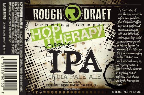 Rough Draft Hop Therapy Double IPA – CraftShack - Buy craft beer online.
