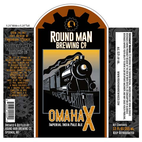 Round Man Omaha X Imperial IPA – CraftShack - Buy craft beer online.