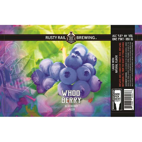 Rusty Rail Whoo Berry Lager – CraftShack - Buy craft beer online.