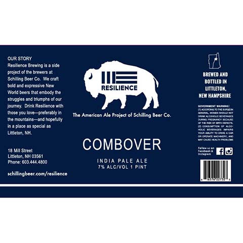 Schilling/Resilience Combover IPA – CraftShack - Buy craft beer online.