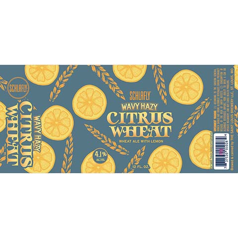Schlafly Wavy Hazy Citrus Wheat Ale – CraftShack - Buy craft beer online.