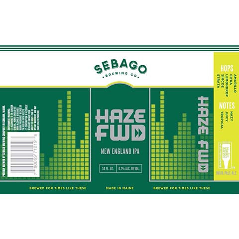 Sebago Haze FWD NEIPA – CraftShack - Buy craft beer online.