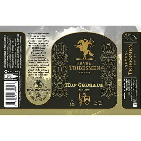 Seven Tribesmen Hop Crusader Pale Lager – CraftShack - Buy craft beer ...