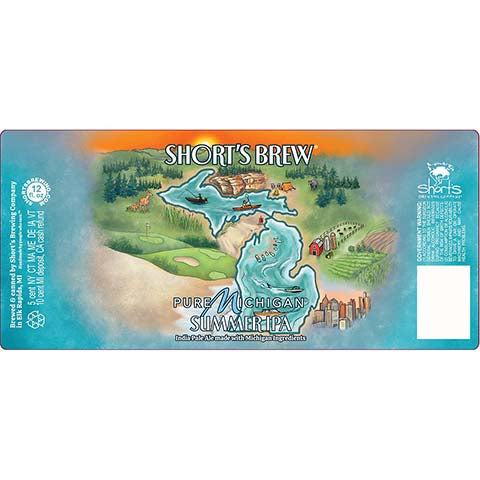 Short's Brew Pure Michigan Summer IPA – CraftShack - Buy craft beer online.