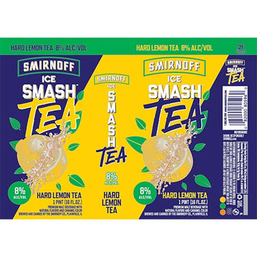 Smirnoff Ice Smash Hard Lemon Tea – CraftShack - Buy craft beer online.