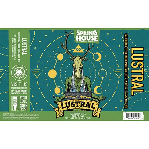 Spring House Lustral IPA – CraftShack - Buy craft beer online.