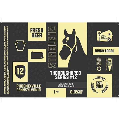 Stable 12 Thoroughbred Series #12 IPA – CraftShack - Buy craft beer online.