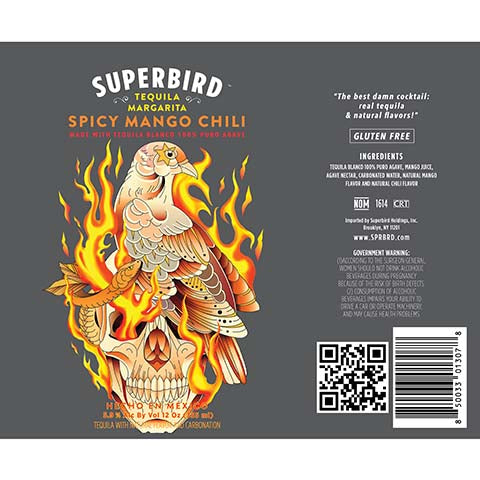 Superbird Tequila Margarita Spicy Mango Chili – CraftShack - Buy craft ...