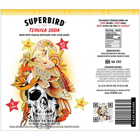 Superbird Tequila Soda Pineapple – CraftShack - Buy craft beer online.