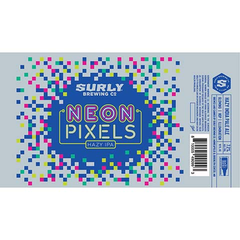 Surly Neon Pixels Hazy IPA – CraftShack - Buy craft beer online.