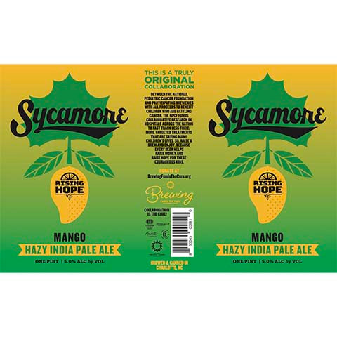 Sycamore Mango Hazy IPA – CraftShack - Buy craft beer online.