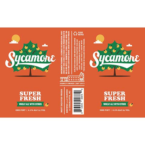 Sycamore Super Fresh Wheat Ale – CraftShack - Buy craft beer online.