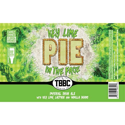 Tampa Bay Key Lime Pie In The Face Imperial Sour Ale – CraftShack - Buy ...