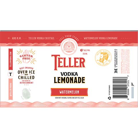 Teller Watermelon Vodka Lemonade – CraftShack - Buy craft beer online.