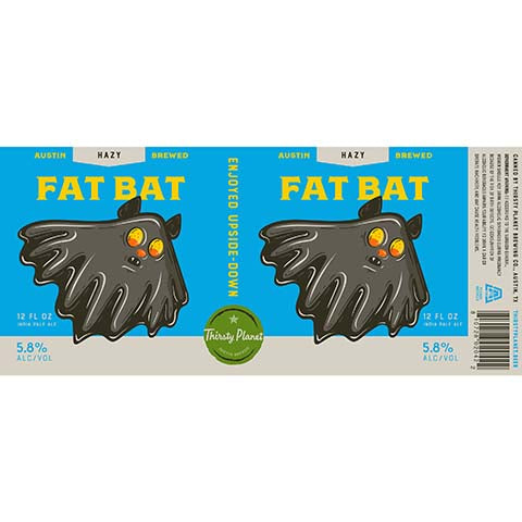 Thirsty Planet Fat Bat Hazy – CraftShack - Buy craft beer online.