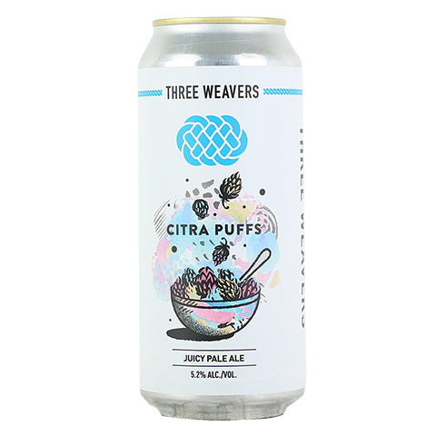 Three Weavers Citra Puffs Juicy Pale Ale – CraftShack - Buy craft beer ...