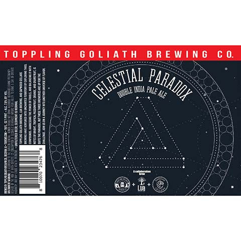 Toppling Goliath Celestial Paradox DIPA – CraftShack - Buy craft beer ...