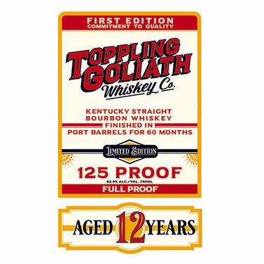 Toppling Goliath Limited Edition 12-Year-Old Kentucky Straight Bourbon ...