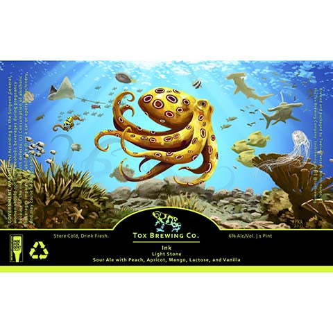 Tox Ink Light Stone Sour Ale – CraftShack - Buy craft beer online.