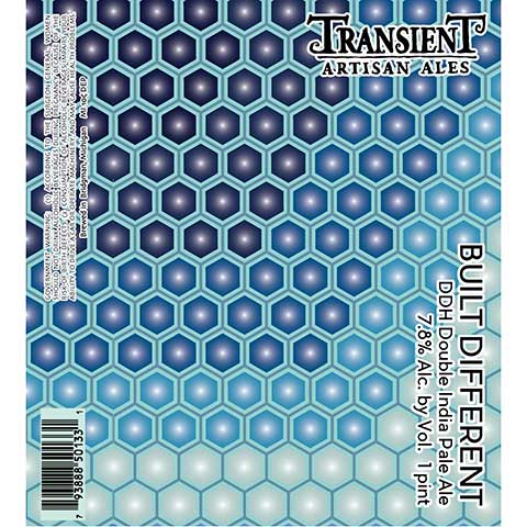 Transient Artisan Ales Built Different DIPA – CraftShack - Buy craft ...