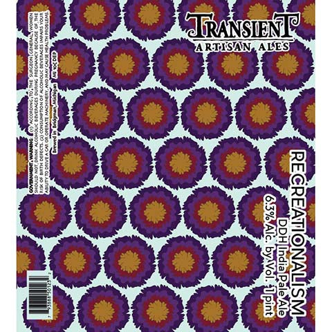 Transient Artisan Ales Recreationalism IPA – CraftShack - Buy craft ...