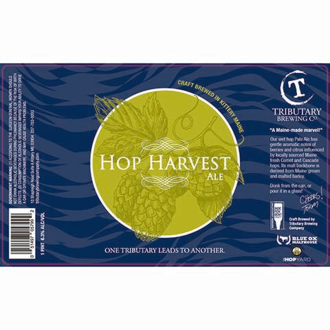 Tributary Hop Harvest Ale – CraftShack - Buy craft beer online.