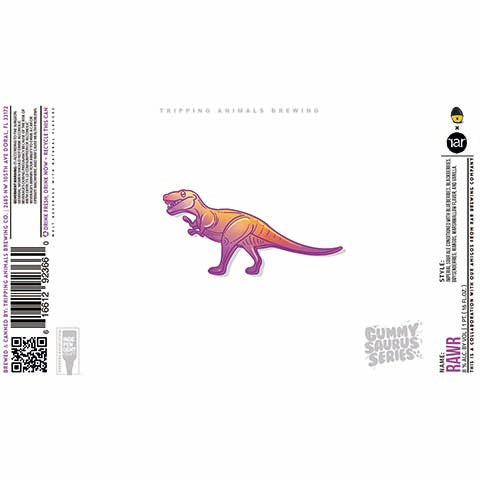 Tripping Animals Rawr Imperial Sour – CraftShack - Buy craft beer online.