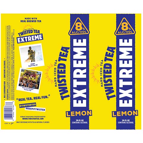 Twisted Tea Extreme Lemon Hard Iced Tea – CraftShack - Buy craft beer ...