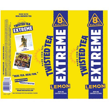 Twisted Tea Extreme Lemon Hard Iced Tea – CraftShack - Buy craft beer ...