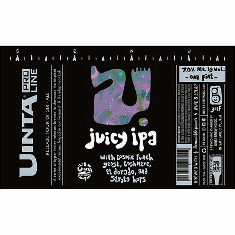 Uinta Juicy IPA – CraftShack - Buy craft beer online.