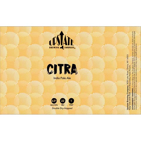 Upstate Citra IPA – CraftShack - Buy craft beer online.
