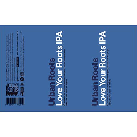 Urban Roots Love Your Roots IPA – CraftShack - Buy craft beer online.