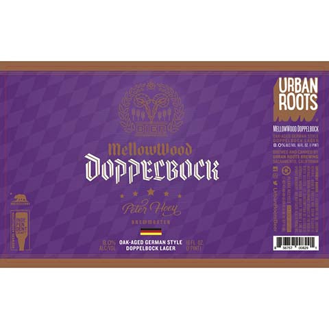 Urban Roots MellowWood Doppelbock Lager – CraftShack - Buy craft beer ...
