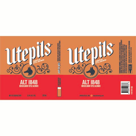 Utepils Alt 1848 Altbier – CraftShack - Buy craft beer online.