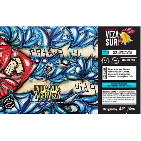 Veza Sur Patria Y Vida Golden Ale – CraftShack - Buy craft beer online.