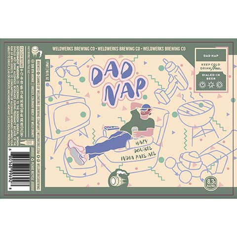 Weldwerks Dad Nap Hazy DIPA – CraftShack - Buy craft beer online.