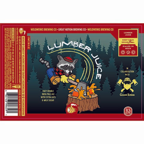 Weldwerks Lumber Juice Hazy DIPA – CraftShack - Buy craft beer online.