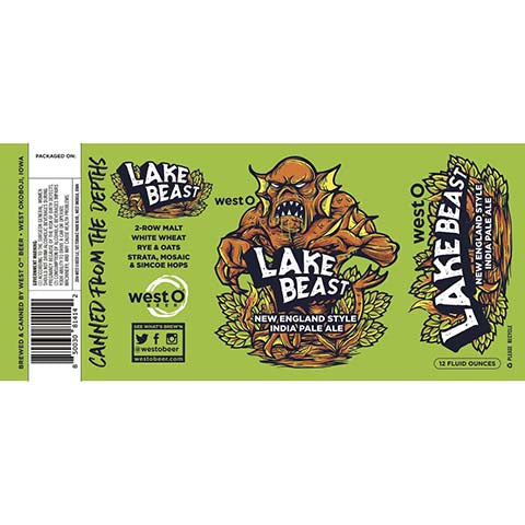 West O Beer Lake Beast NEIPA – CraftShack - Buy craft beer online.