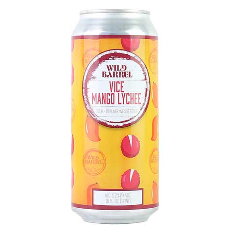 Wild Barrel Vice Mango Lychee Sour – CraftShack - Buy craft beer online.