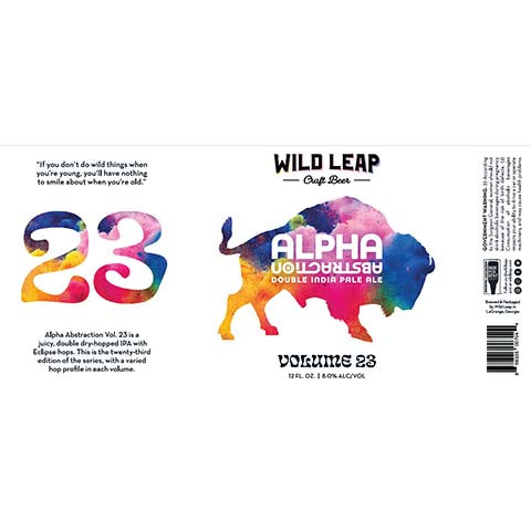 Wild Leap Alpha Abstraction Volume 23 IPA – CraftShack - Buy craft beer ...