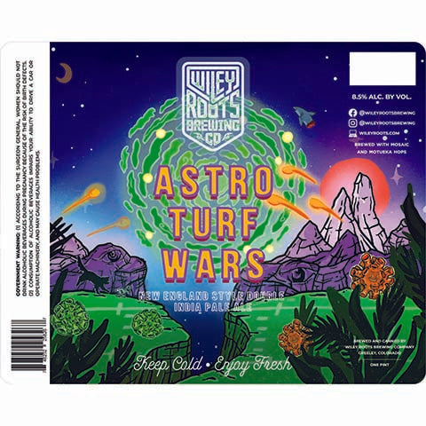 Wiley Roots Astro Turf Wars DIPA – CraftShack - Buy craft beer online.